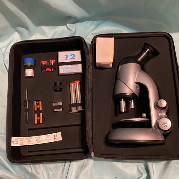 Toys | Microscope Real Whole Kit In Carry Case Real Working Microscope ...